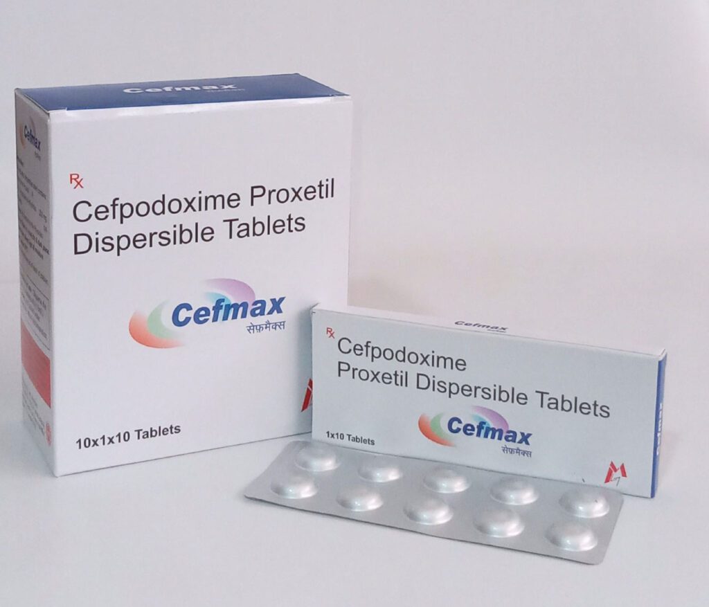 Cefpodoxime Proxetil 200mg Tablets | Cefmax Tablets - Max Life Sciences