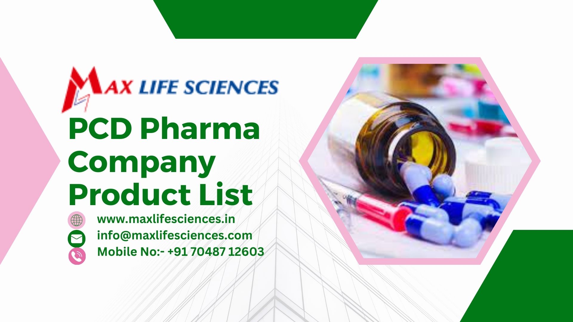 PCD Pharma Company Product List - Max Life Sciences