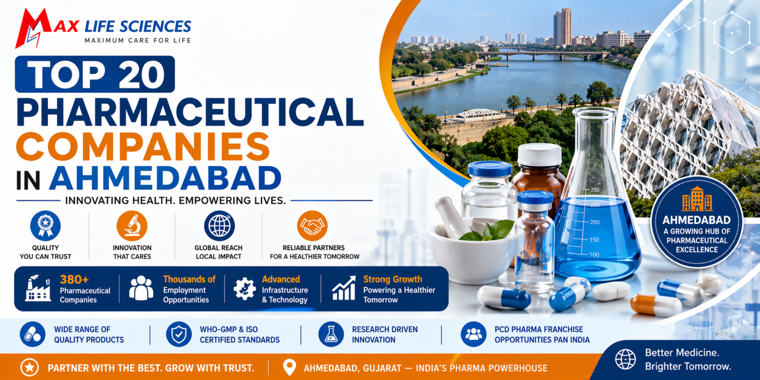Top 20 Pharmaceutical Companies in Ahmedabad